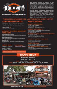 Full Menu - Cave Creek Roadhouse